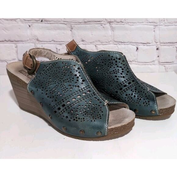PIKOLINOS | Shoes | Pikolinos Benissa Perforated Leather Slingback ...